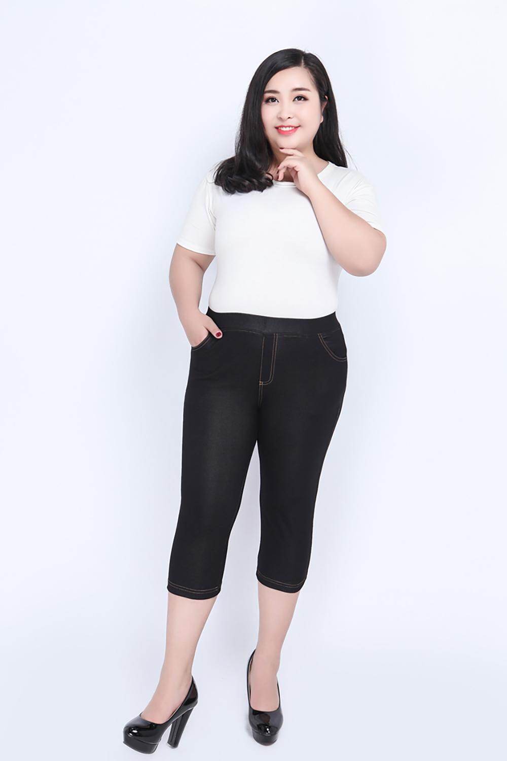 CY 3839 WOMAN CASUAL SHORT PANTS BIG PLUS SIZE SELUAR SIZE BESAR 7XL ...