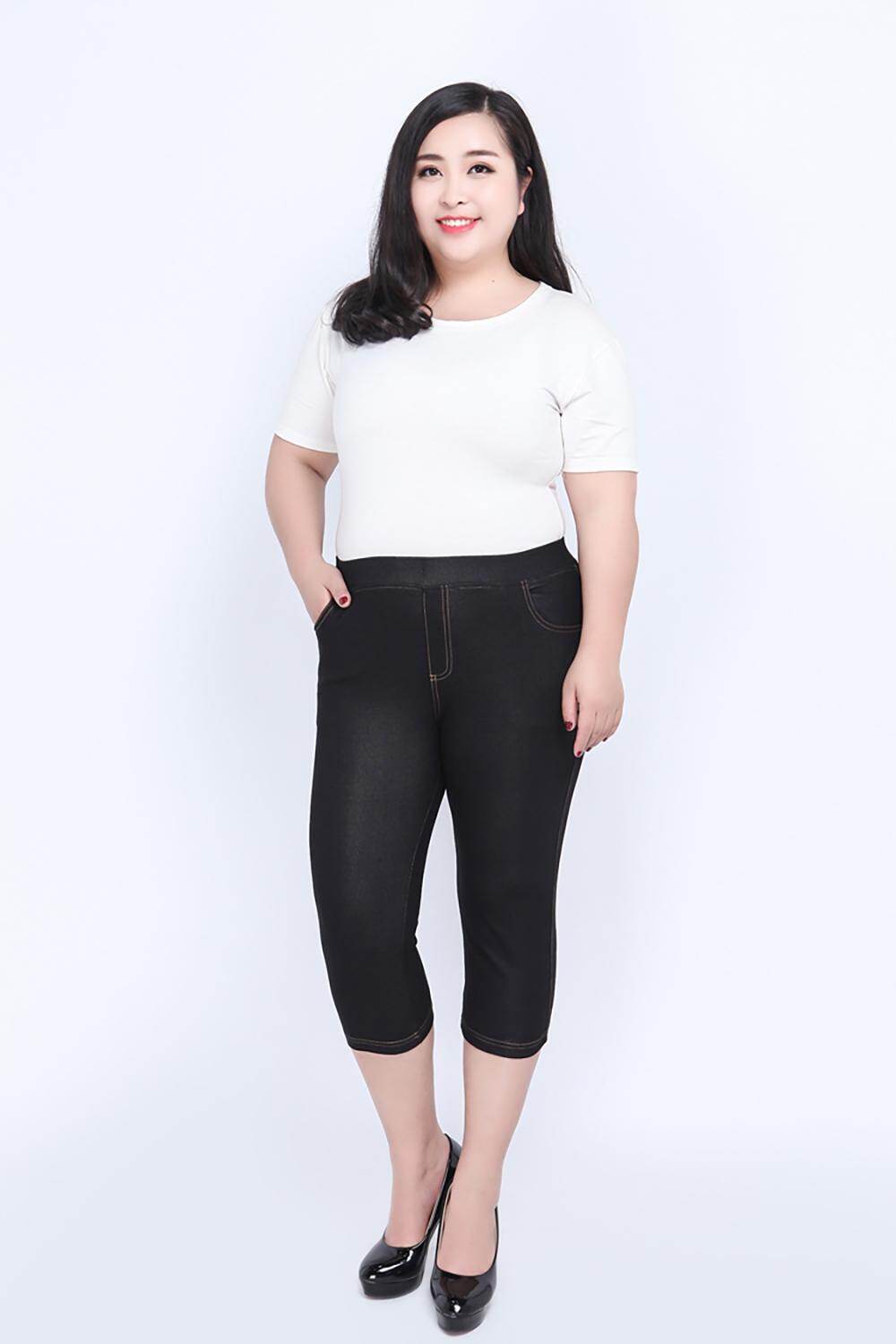 CY 3839 WOMAN CASUAL SHORT PANTS BIG PLUS SIZE SELUAR SIZE BESAR 7XL ...