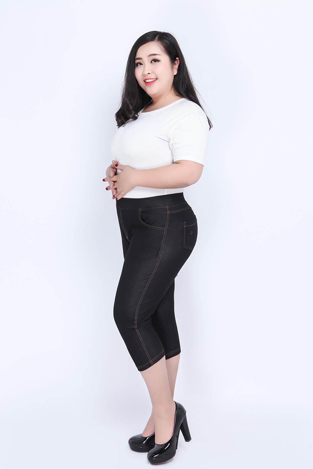 CY 3839 WOMAN CASUAL SHORT PANTS BIG PLUS SIZE SELUAR SIZE BESAR 7XL ...