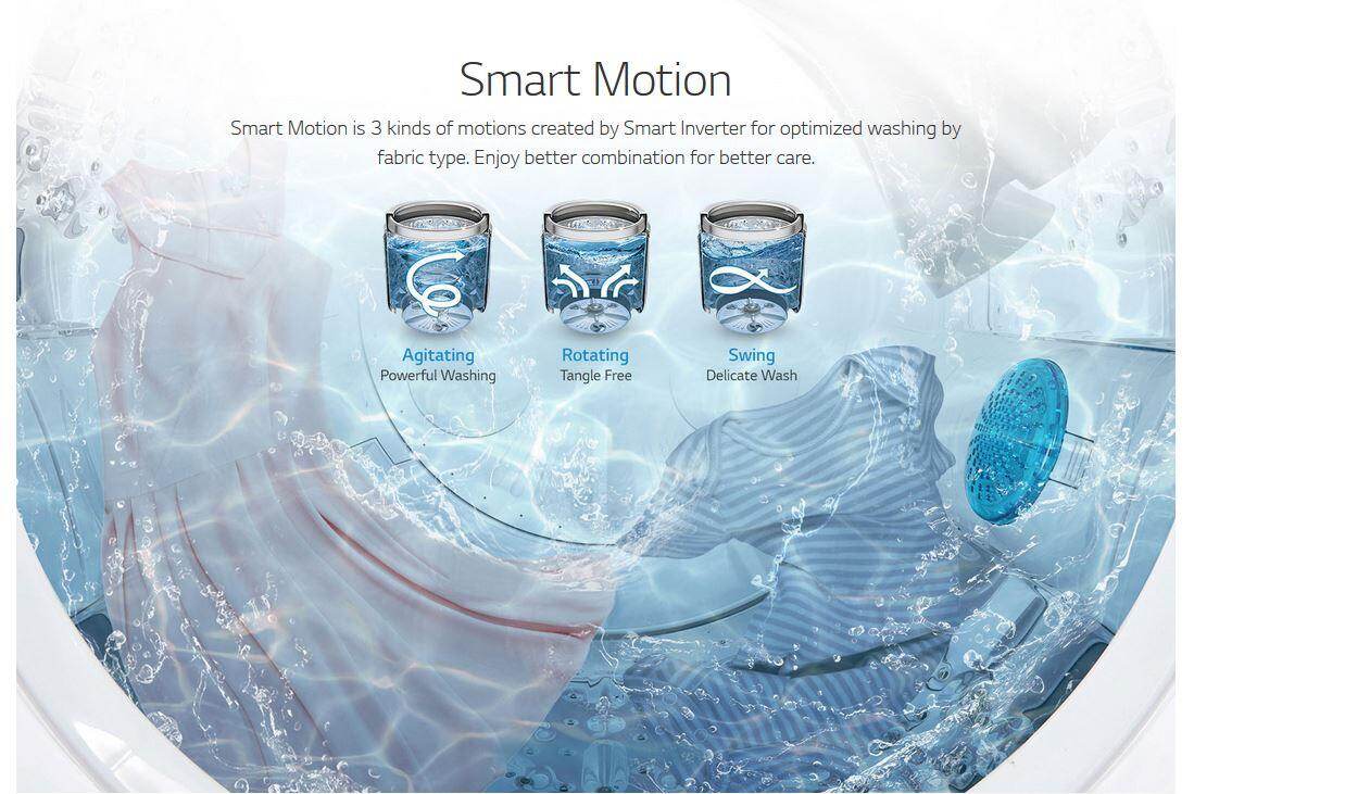 LG 9kg Smart Inverter Top Load Washer T2109VS2M - 1NOWmy Digimate: Best ...