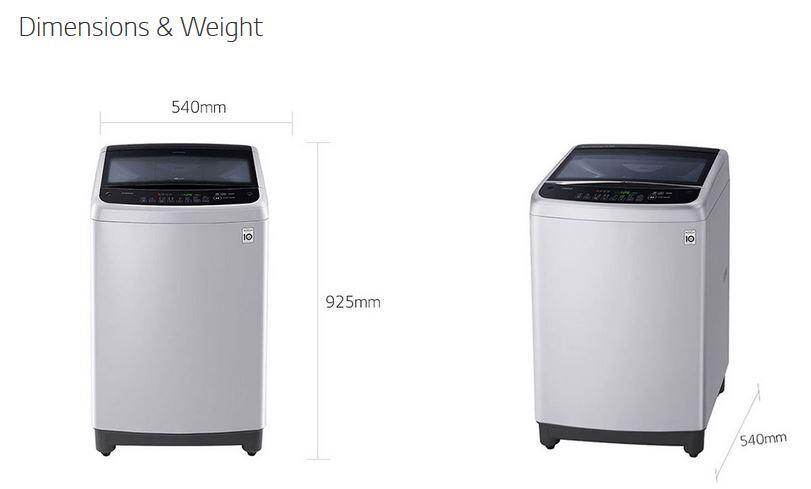LG 9kg Smart Inverter Top Load Washer T2109VS2M - 1NOWmy Digimate: Best ...