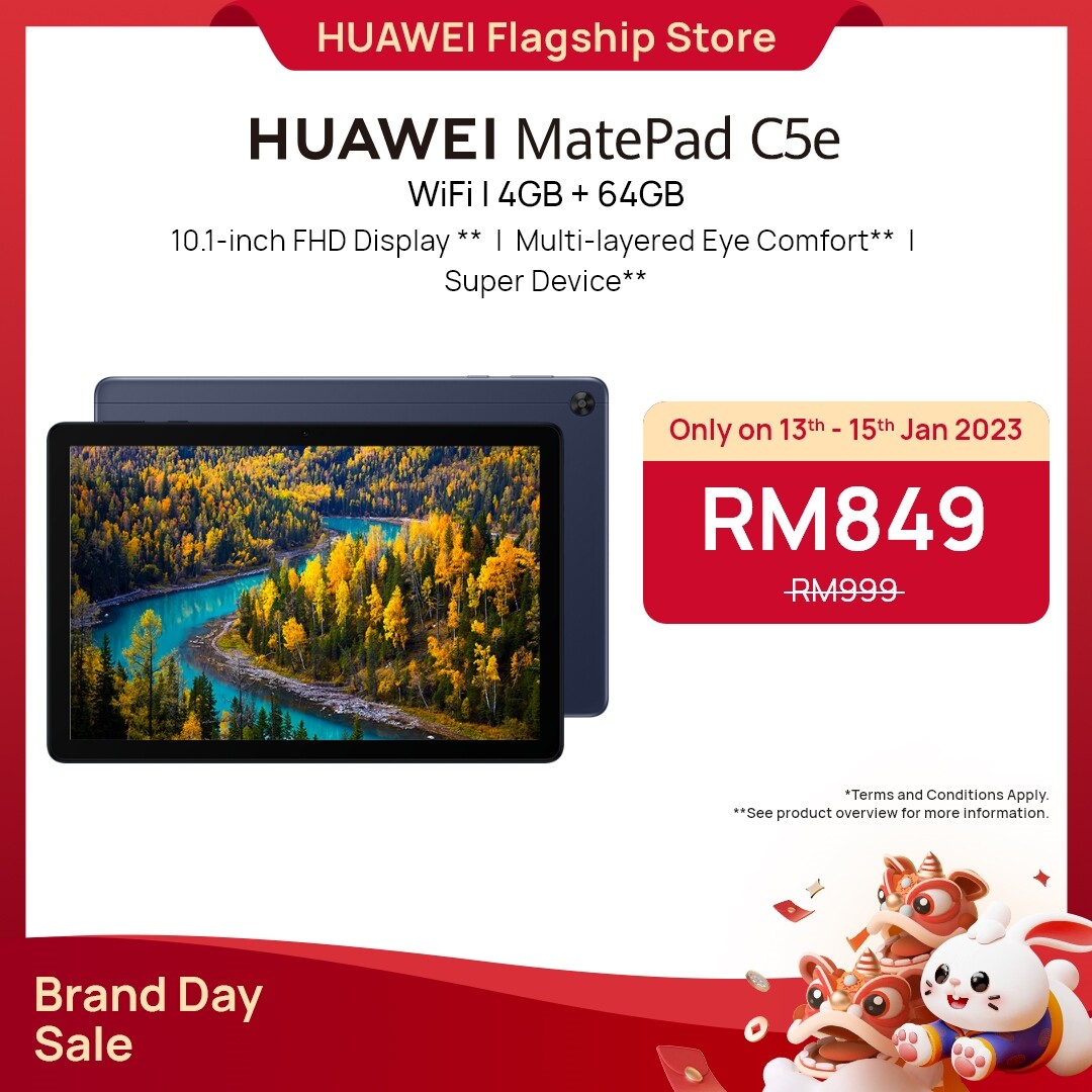 Huawei MatePad C5e Price in Malaysia & Specs - RM849 | TechNave