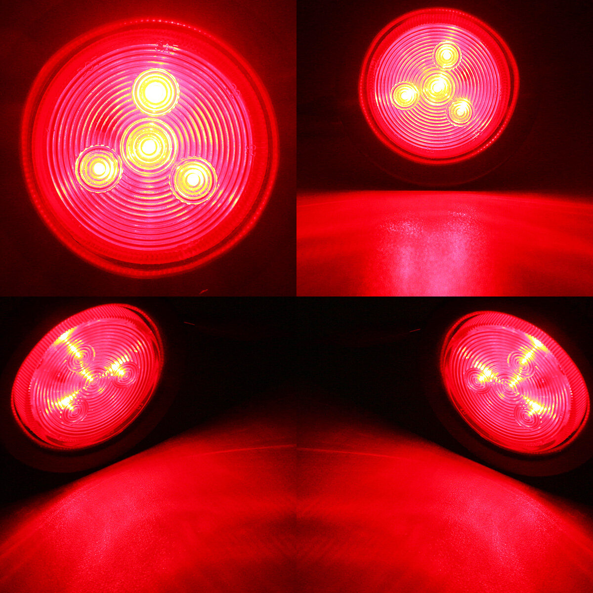 Promo Lampu Sinyal Eksternal LED Mobil Truk. Cahaya Penanda Sisi Bulat ...
