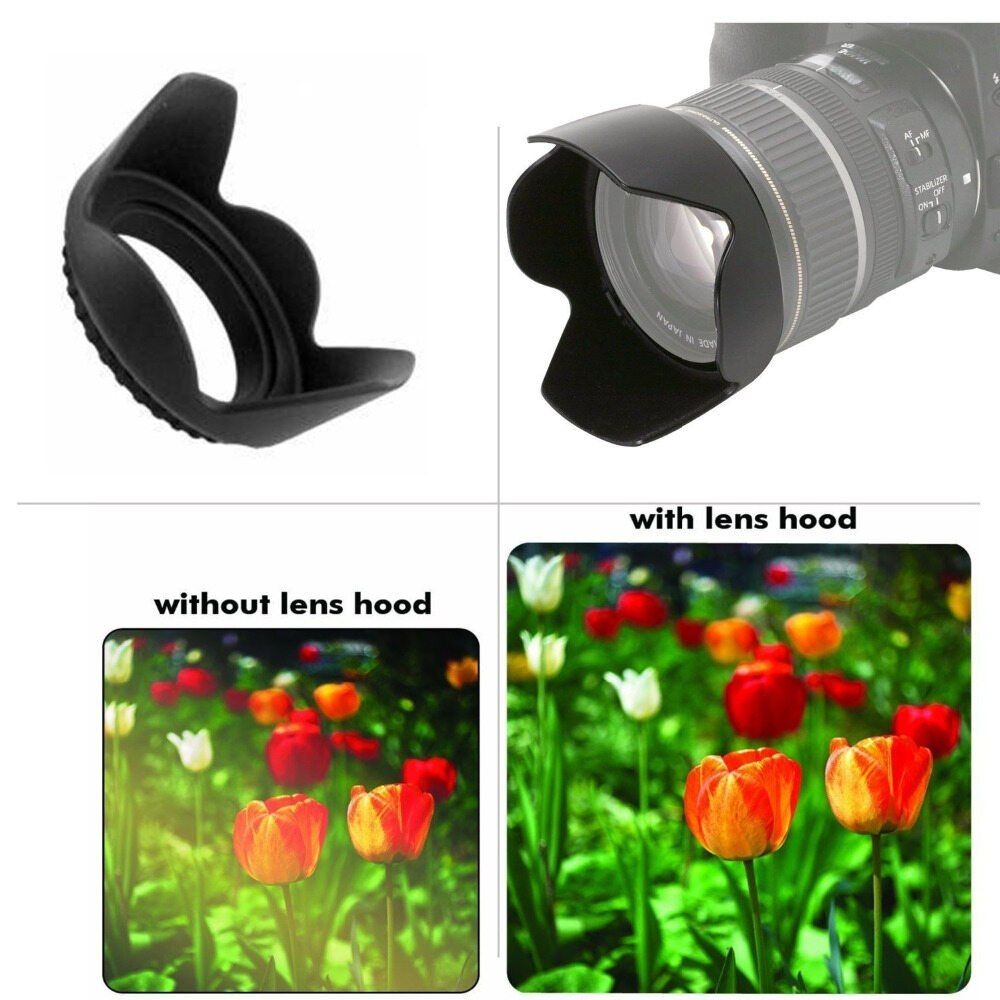 52mm Tulip Flower Lens Hood for YONGNUO YN 50mm YN50mm EF 50mm F/1.8 ...