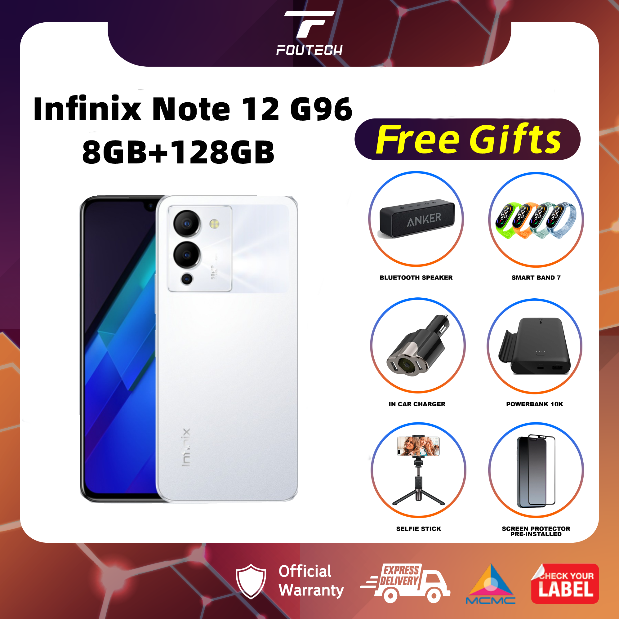 Infinix Note 12 (G96) Price in Malaysia & Specs - RM685 | TechNave