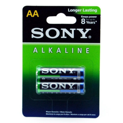 Sony AA Alkaline Batteries 2 pcs