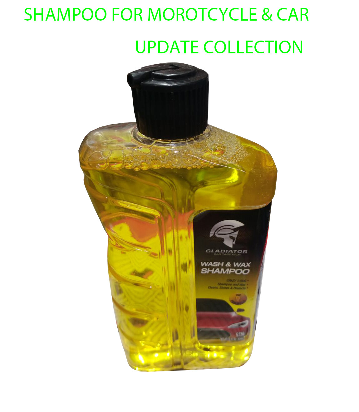 Gladiator Wash Wax And Shampoo 450 Ml (Use For Car & Bike)
