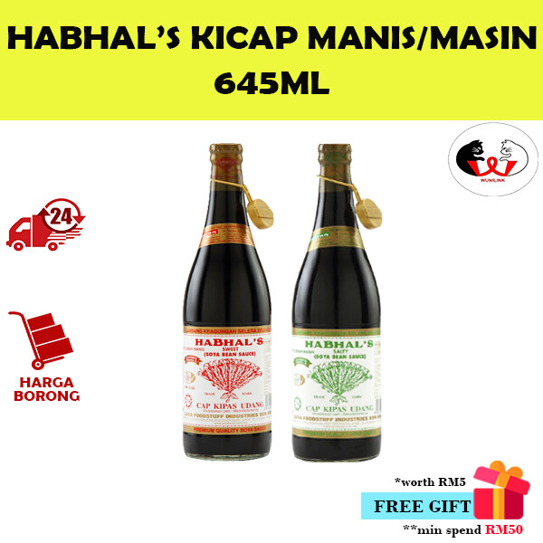 RM6.30/345ml KICAP LEMAK MANIS CAP KIPAS UDANG di PASAR BESAR