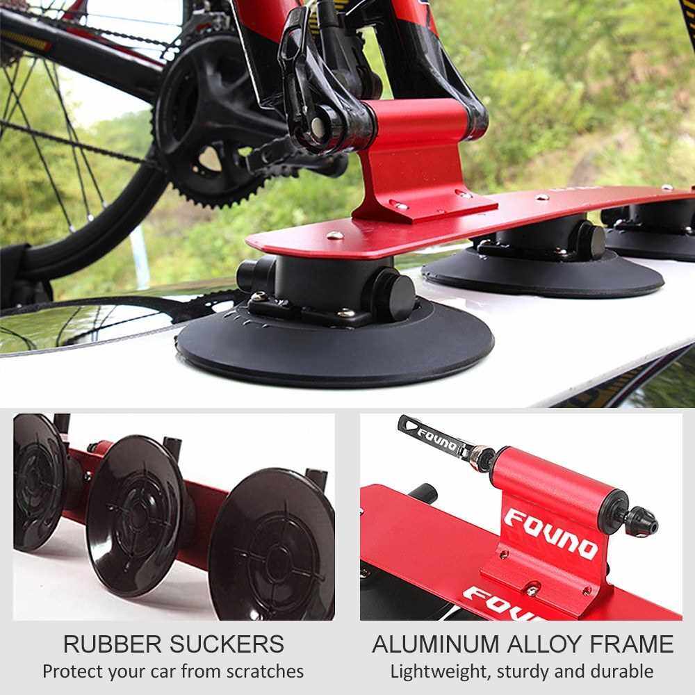 Bike Suction Roof Rack for Car Roof Top Sucker Quick Release Aluminum ...
