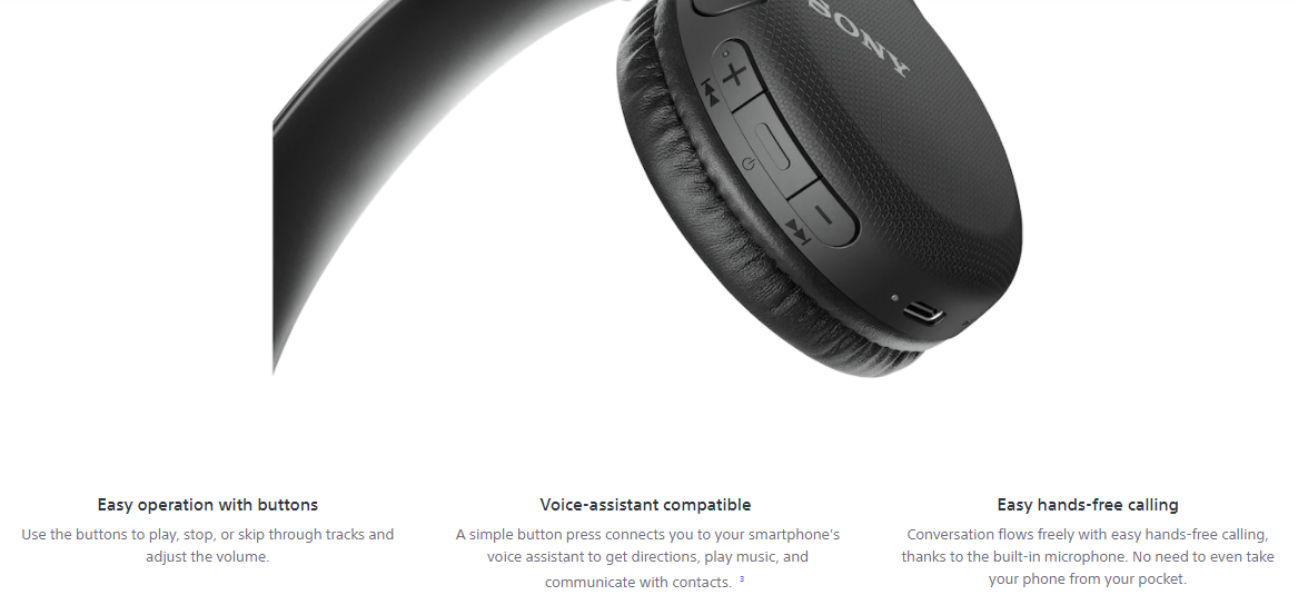SONY WH-CH510 WIRELESS HEADPHONES | ORIGINAL SONY MALAYSIA