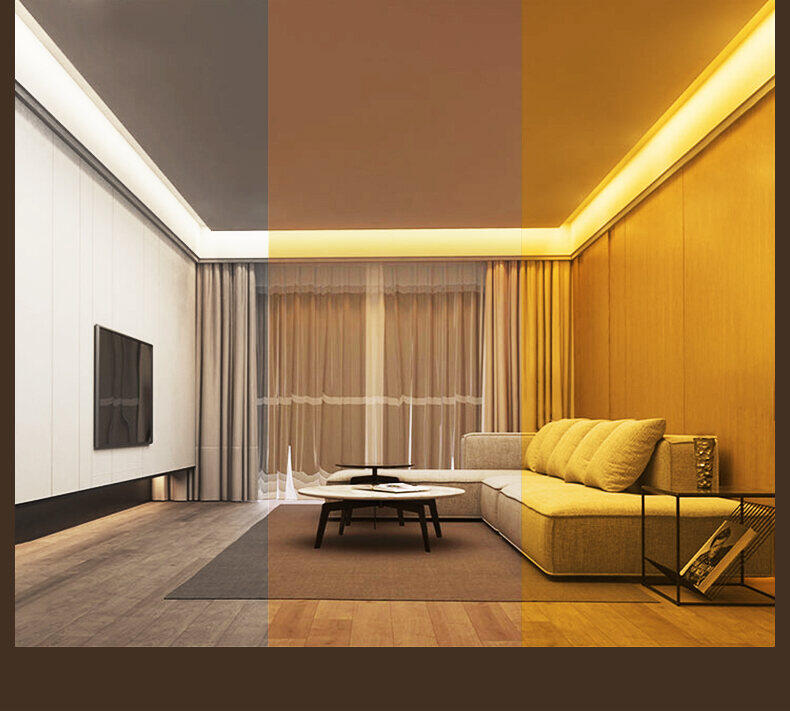 Đèn Led Tmall ELF Đèn Led Ba Màu Đổi Màu Thông Minh Đèn Ống Phòng Khách Treo Trần Điều Khiển Từ ...