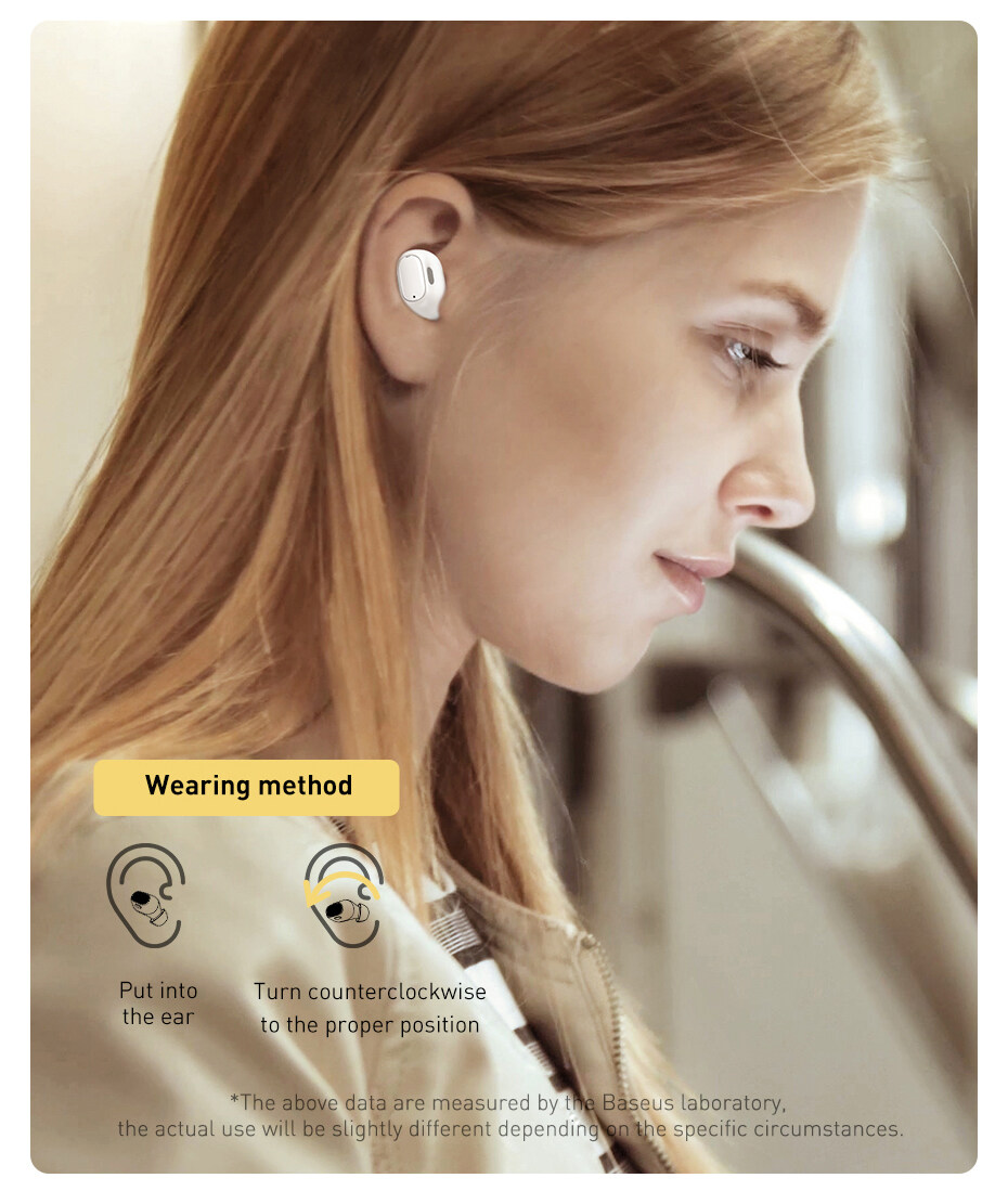 Baseus Encoke WM01 TWS Earbuds Mini Size Stereo Wireless — PakSell