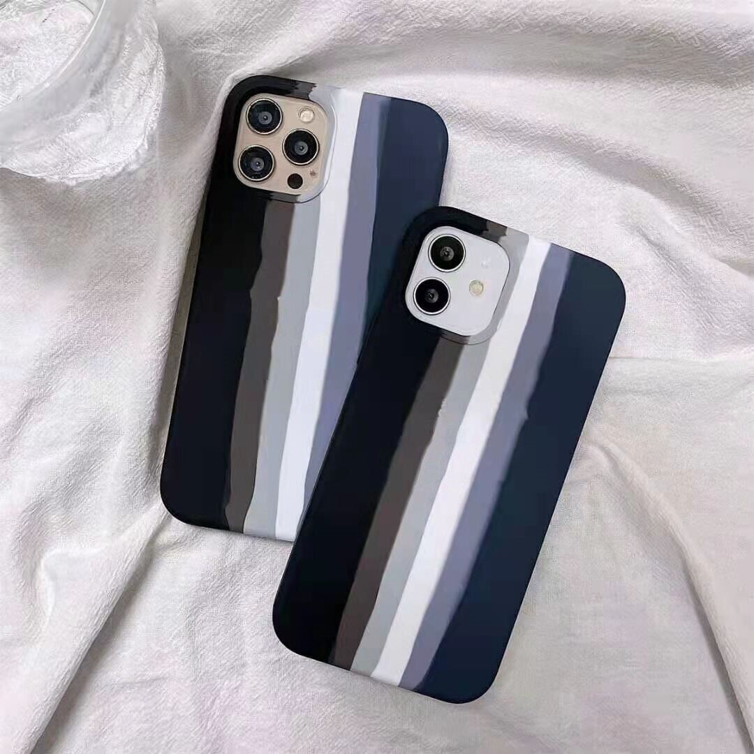 Silicone Rainbow Mobile Phone Case All Inclusive Fall Proof Case For ...