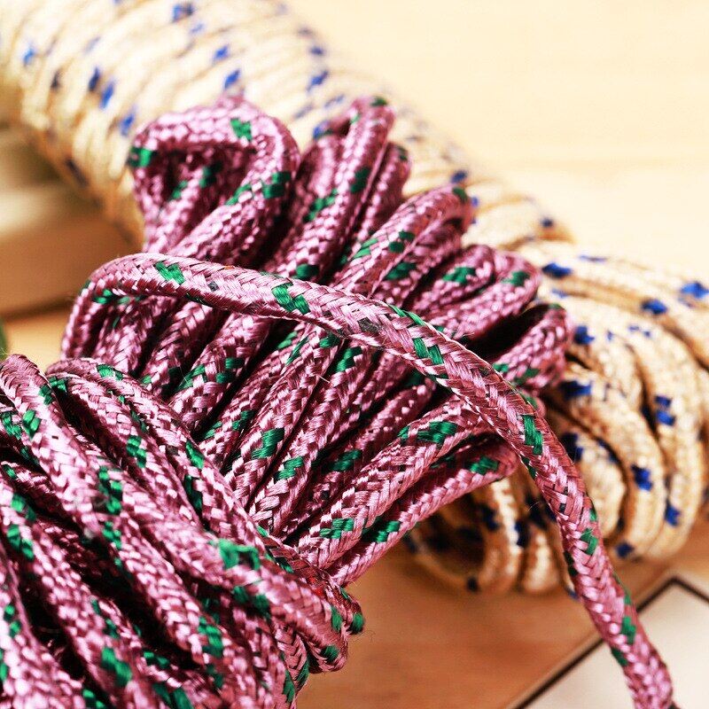 49 feet/15M Colourful Nylon Clothes line Cloth Hanging Rope