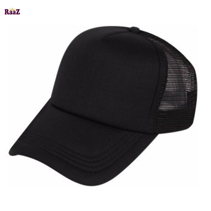 Black Stylish Half Net Foam Net Cap