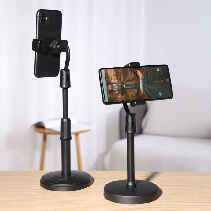 Height Adjustable Mobile Phone Stand Holder For Live Stream