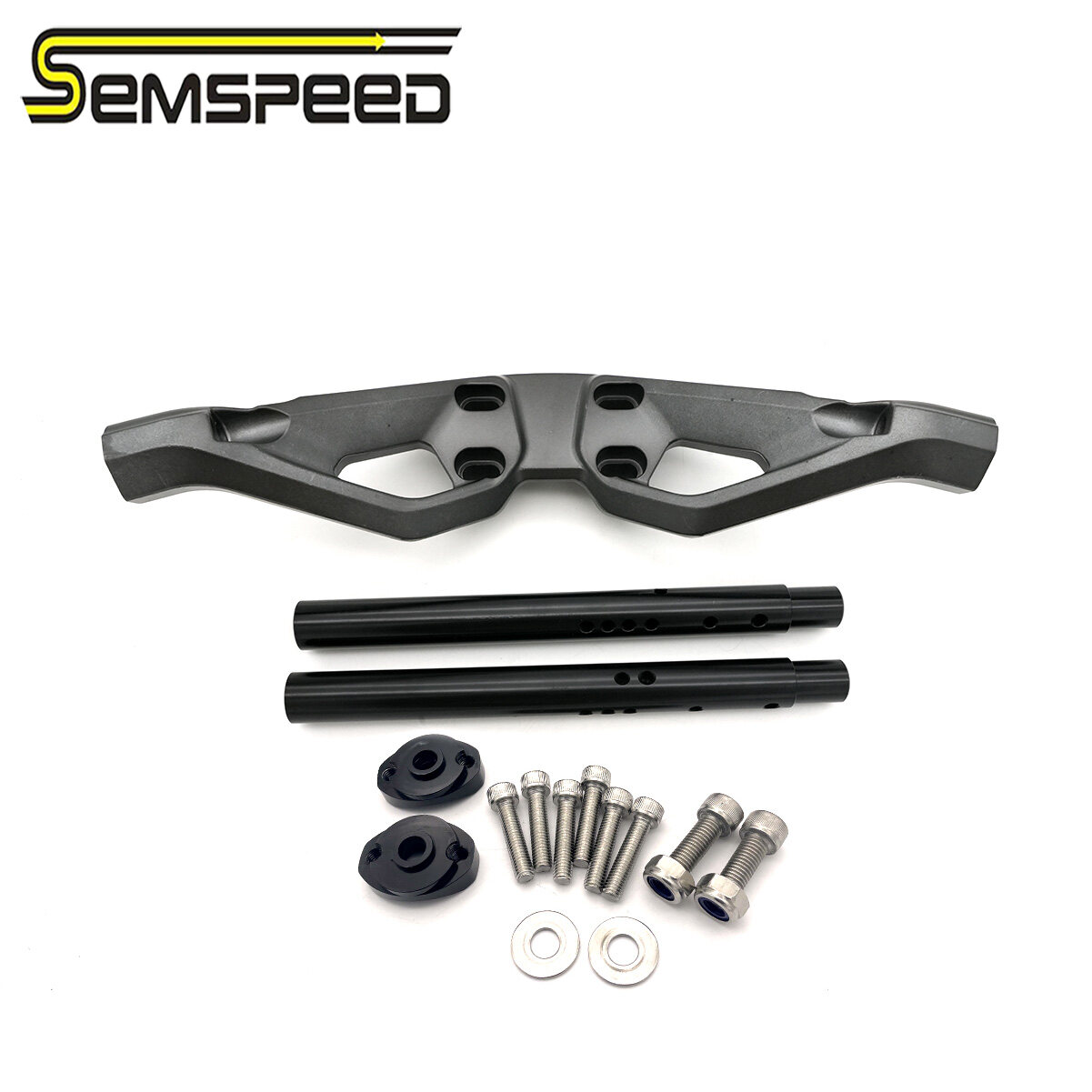 SEMSPEED For Honda ADV150 ADV160 UHR150 ADV 150 160 2019-2024 Motorcycle CNC Handlebar Clip Ons ...