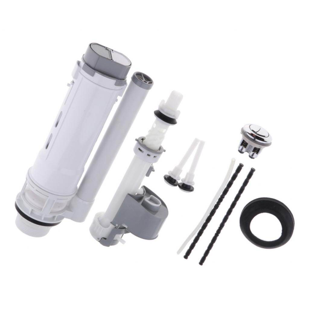 DOITOOL Toilet Water Tank Dual Push Button Round Flush Switch Push...