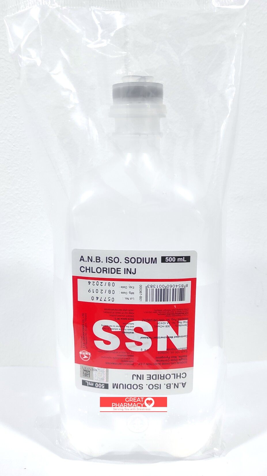 Isotonic Normal Saline (Sodium Chloride W/v) For Injection , 59% OFF
