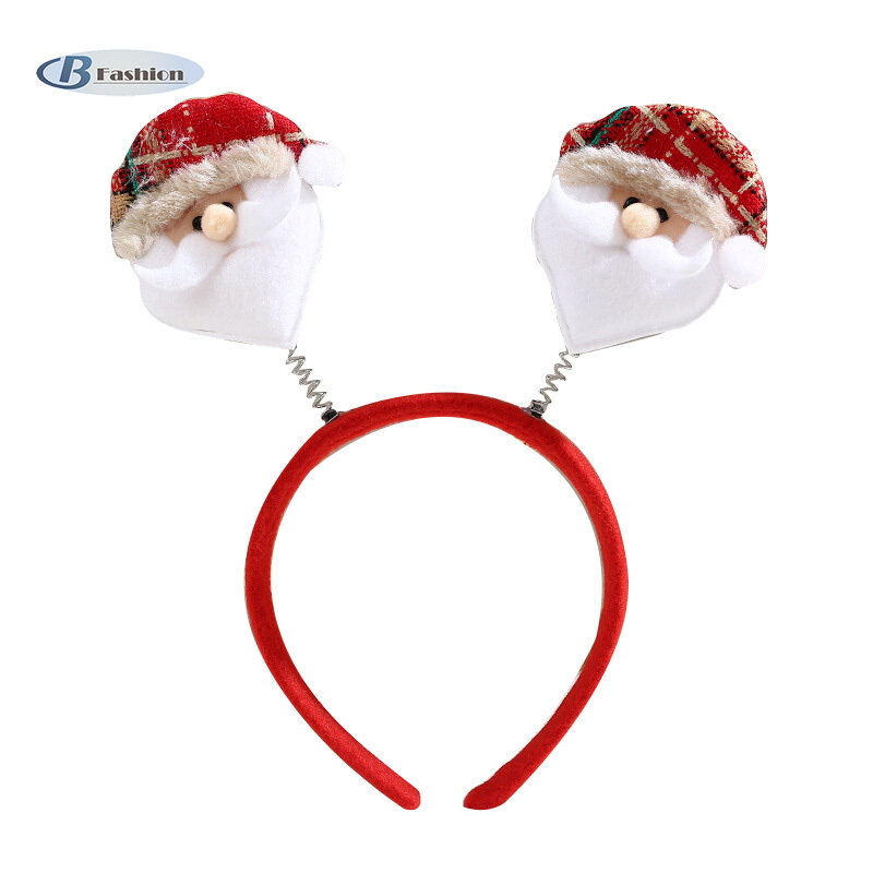 Christmas Headbands For Kids Teenagers Santa Headwear Snowman Claus ...