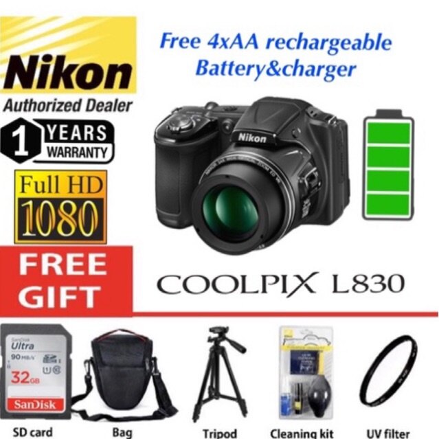 Nikon Coolpix L830 Price in Malaysia & Specs - RM1049 | TechNave