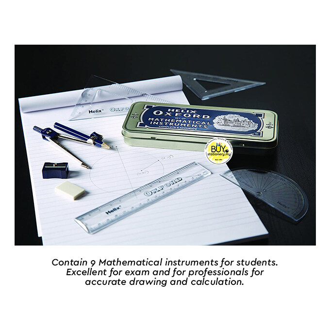 Helix Oxford Mathematical Instruments Geometry Math Set - (1s/SET ...