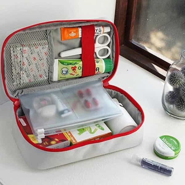 Portable Medical kit First Aid Anti-epidemic protective Bag travel