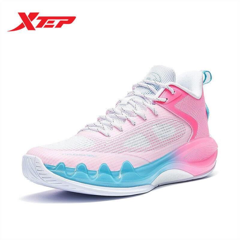 Xtep Light Attack Men's Basketball Shoes Breathable Shock Absorption ...