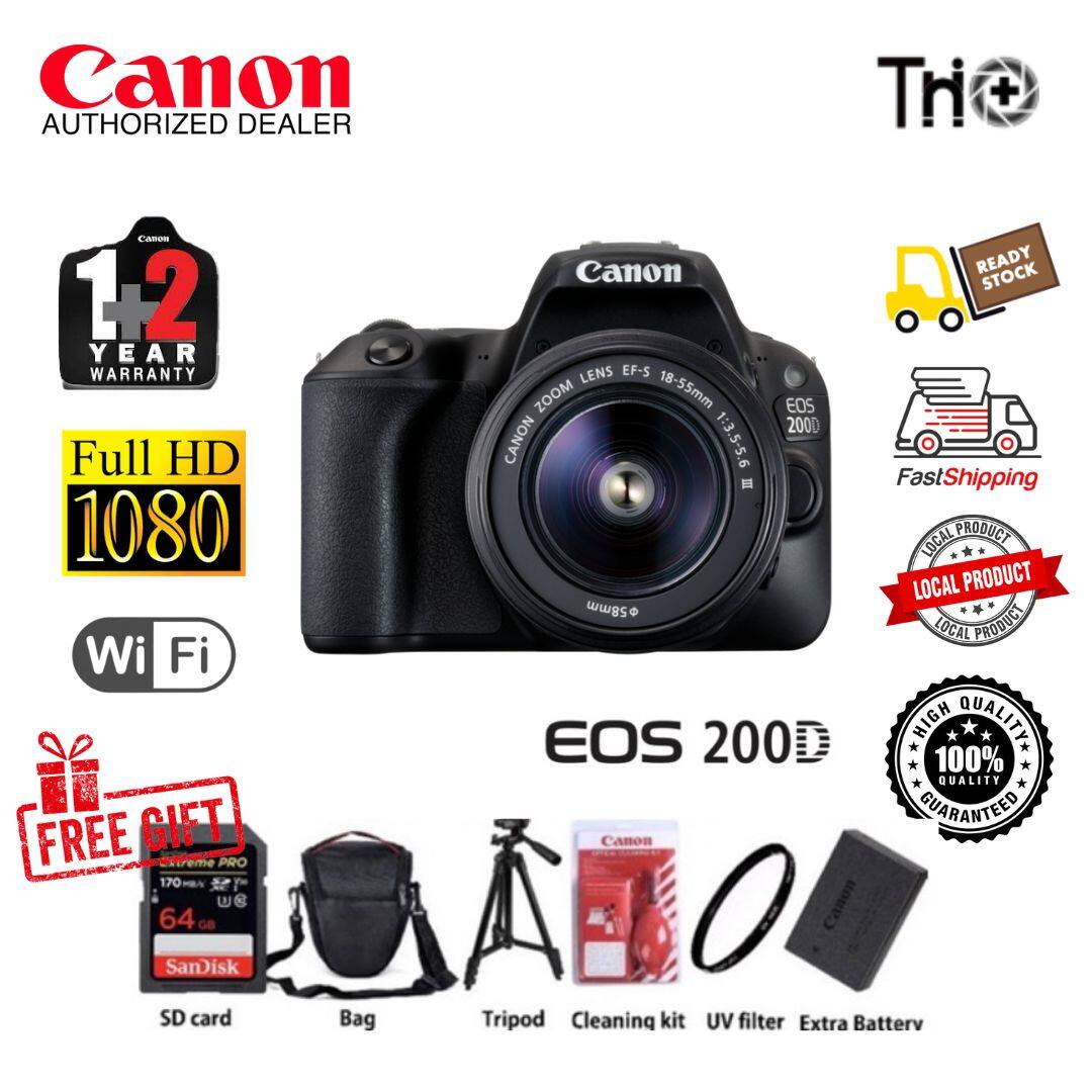 Canon EOS 200D (Rebel SL2 / Kiss X9) Price in Malaysia & Specs - RM2399 ...