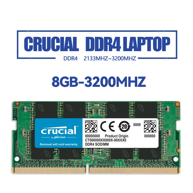 Crucial Ram DDR4 2133 2400 2666 3200MHz Laptop Memory SODIMM 4GB 8GB 16GB 1.2V Unbuffered 260 ...