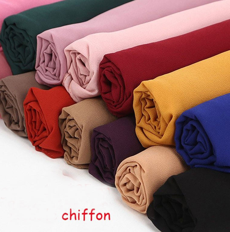 Ladies Stylish Chiffon Georgette Orna Hijab Scarf for Woman