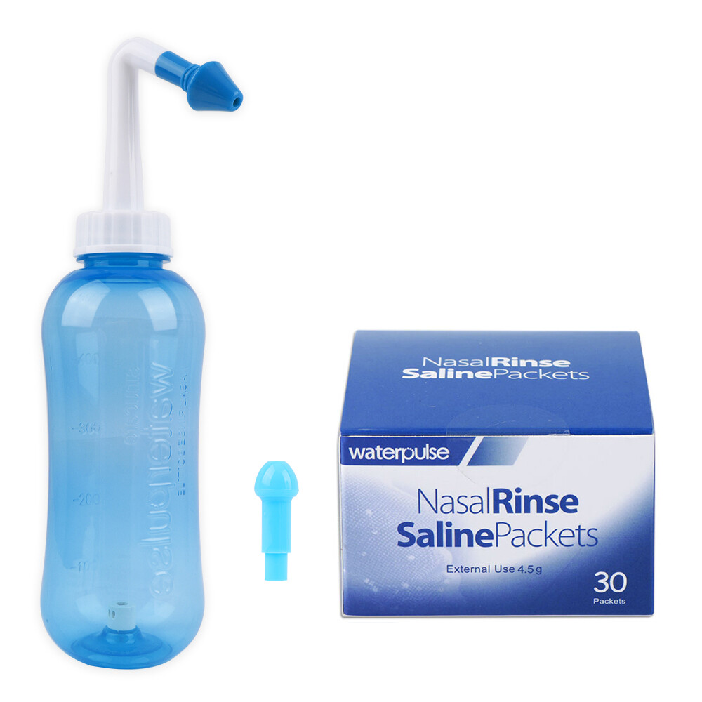 Salorie 300ml & 500ml Nasal Wash Bottle, Neti Pot Sinus Rinse Bottle ...