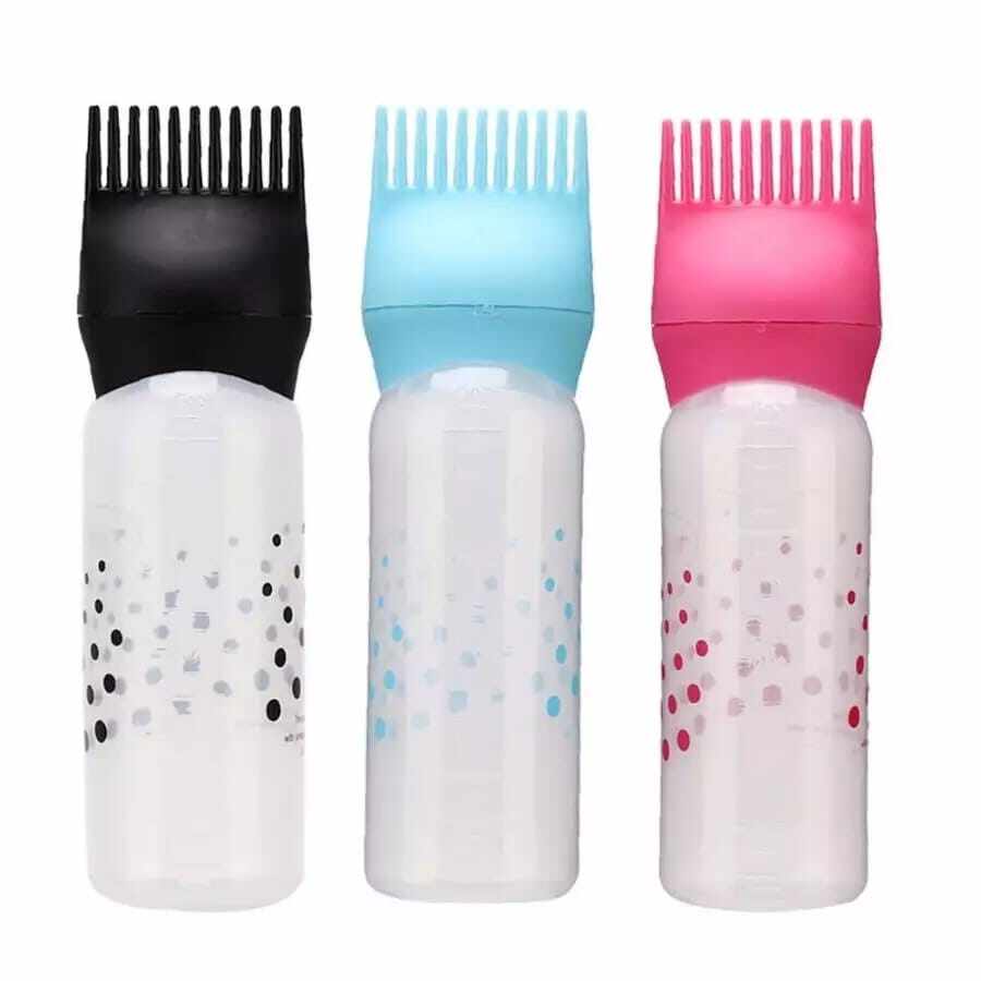 Oil Shampoo Applicator Direct To The Scalp Multifunction Use Bottle