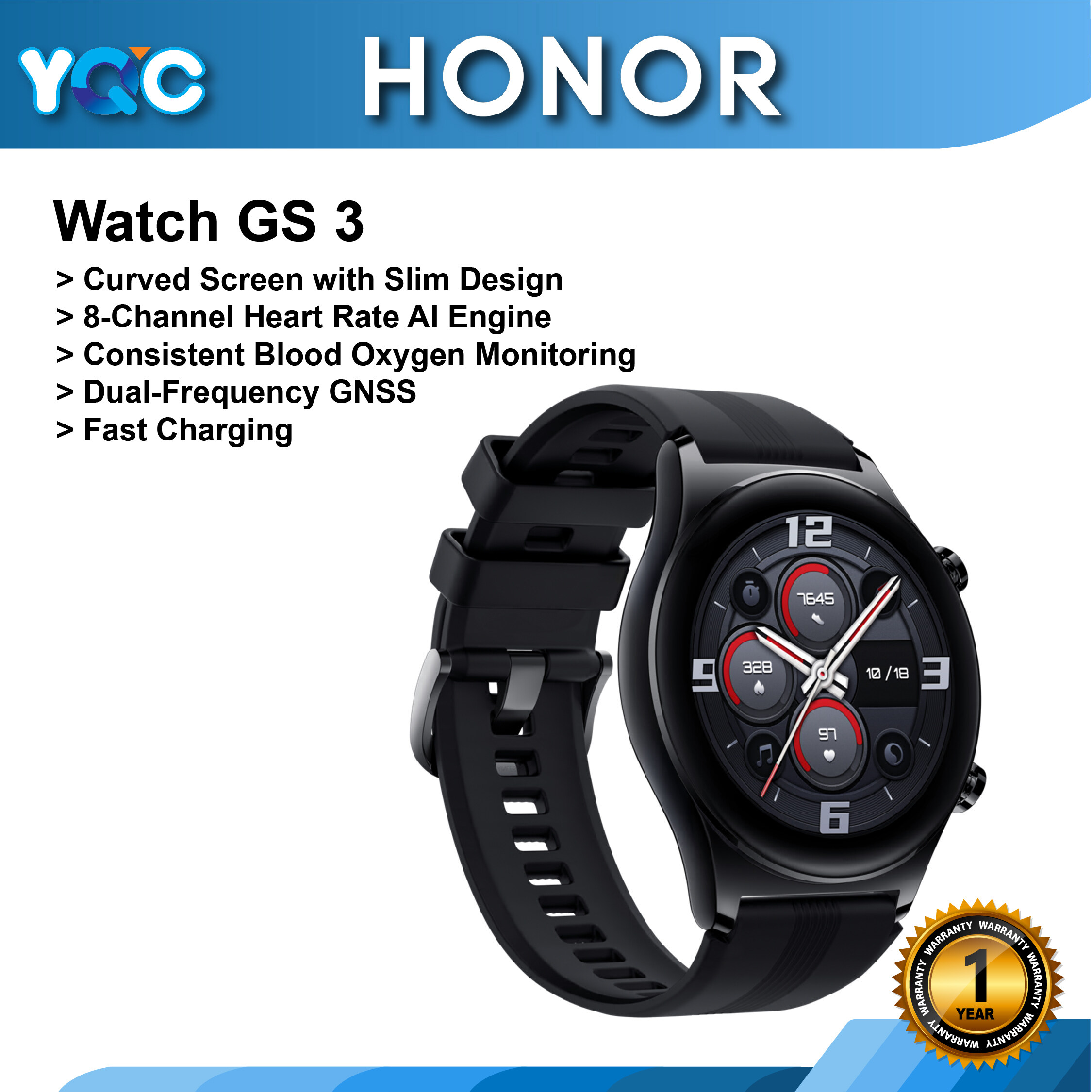 Honor Watch GS 3 Price in Malaysia & Specs - RM599 | TechNave
