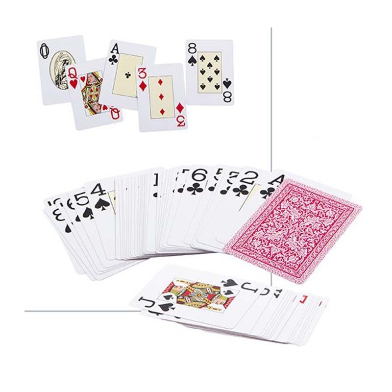 Fournier Baraja de poker de 55 cartas Índices o números grandes ...