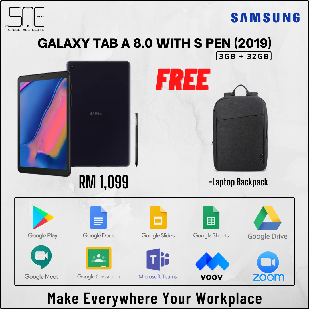 Samsung Galaxy Tab A with S Pen 8.0 (2019) Price in Malaysia & Specs ...
