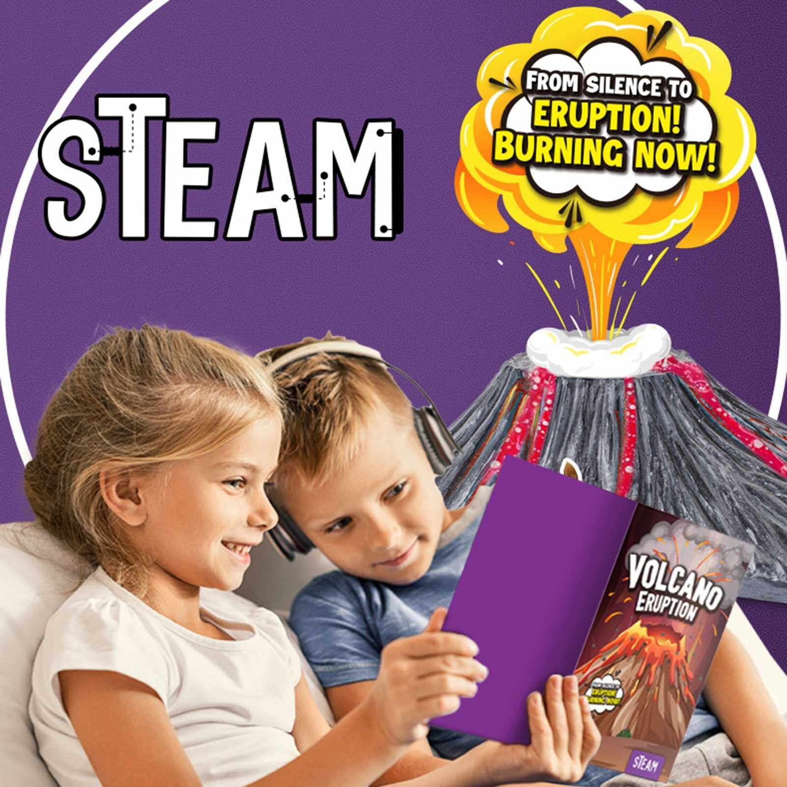 Volcanic Eruption Kit STEM Chemical Science Experiment Educational ...