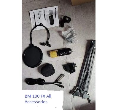 BM-100FX Condenser Studio Microphone Combo Offer (Studio Setup)
