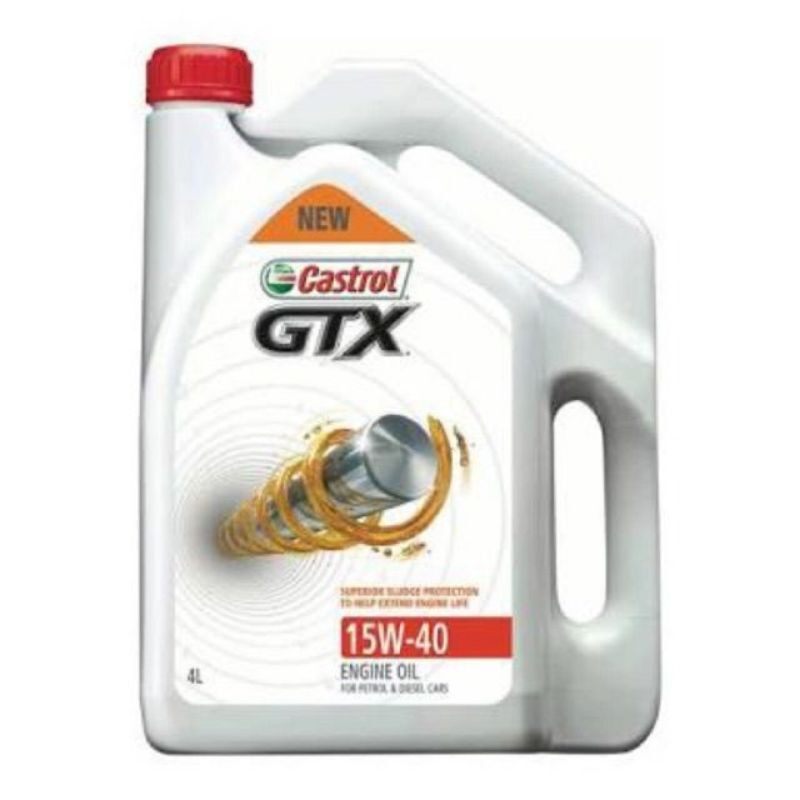 3413671 Castrol GTX 15W40 SN/CF Engine Oil 4 liter For Proton , Perodua ...