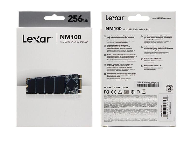 Buy Lexar NM100 128GB M.2 2280 Double Cut SATA III (6Gb/s) Internal SSD ...