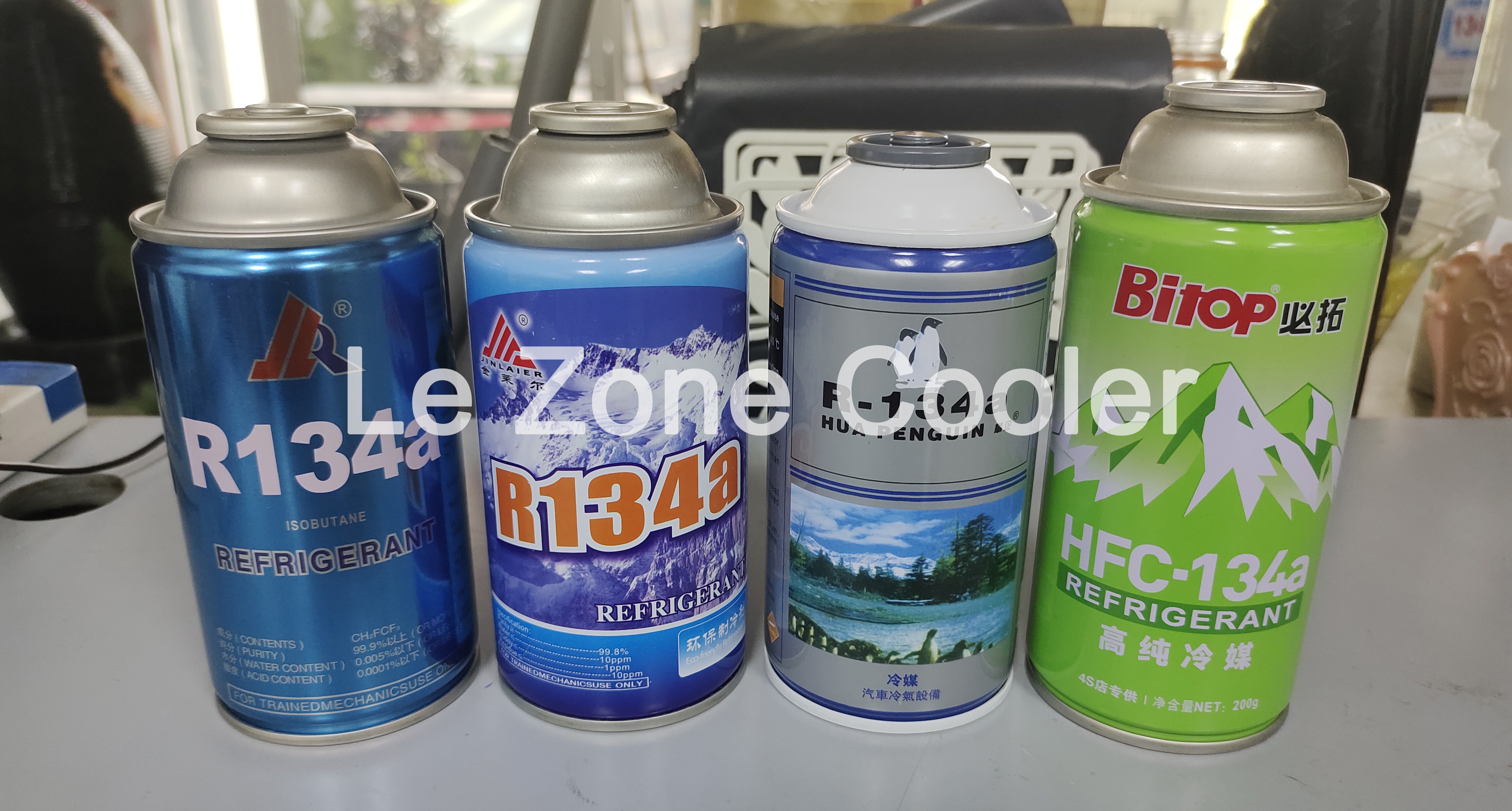 Aircond Bitop penguin R134a Gas R134 Gas Refrigerant gas - 250g , 280g , 300g