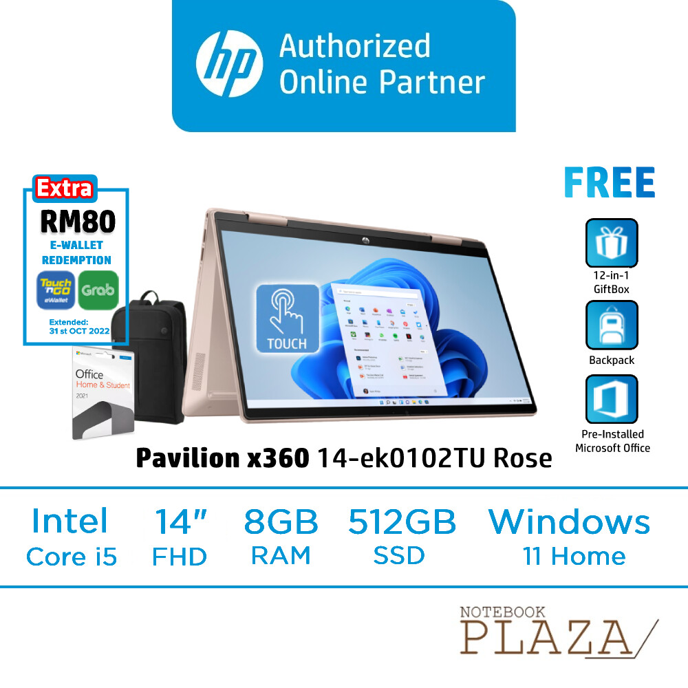 HP Pavilion x360 2-in-1 14 Price in Malaysia & Specs - RM3999 | TechNave