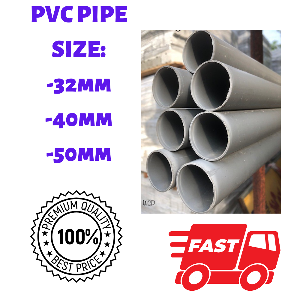 BBB PVC Pipe Air PVC Kelabu PVC Water Pipe 1/2 15MM 3/4, 52% OFF