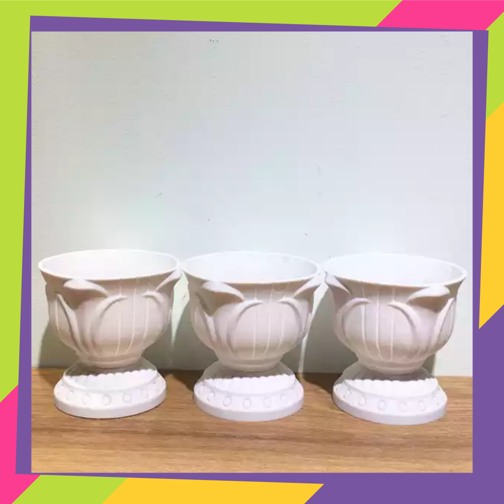 Jual 1436 / Pot bunga plastik bunga teratai / Pot bunga plastik tanaman ...