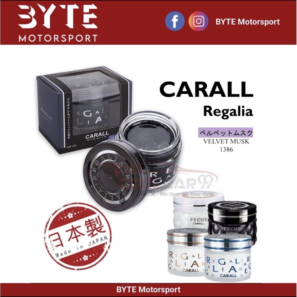 100% Original Made In Japan Carall Regalia Enrich 1386 Velvet Musk Car ...