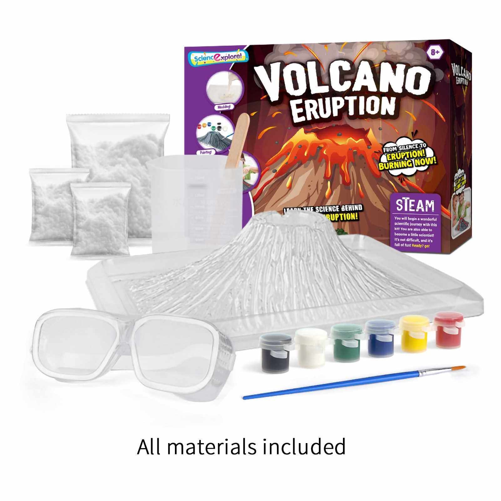 Volcanic Eruption Kit STEM Chemical Science Experiment Educational ...