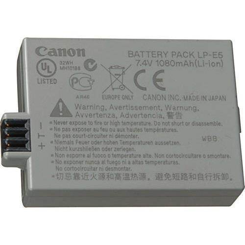 Canon Camera Battery LP-E5 FOR Canon Camera EOS 450D 1000D 500D X1 X2 X3