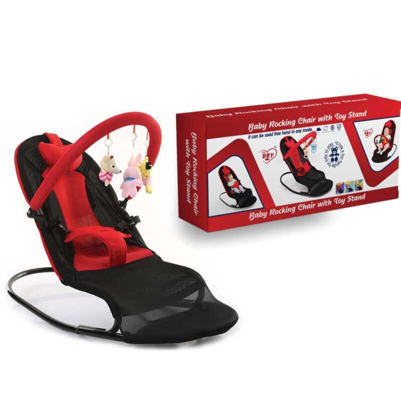 Multi functional Premium Baby Rocking Chair with Toy rack and Safety ...