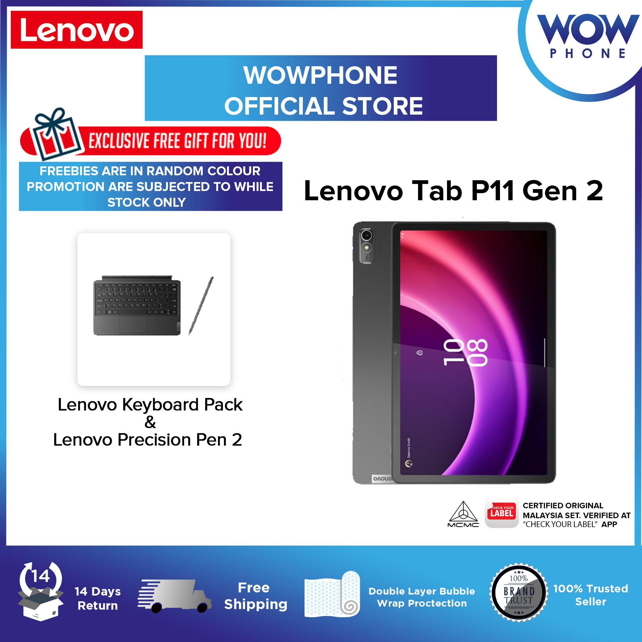 Spesifikasi dan harga Lenovo Tab P11 Gen 2 di Malaysia - TechNave BM