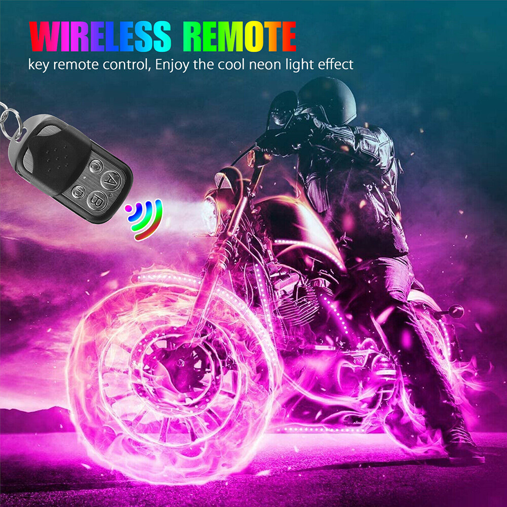 Promo 1 Hingga 6 Lampu Led Sepeda Motor Rgb Warna-warni Lampu Atmosfer ...